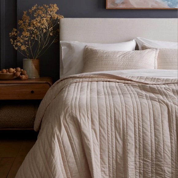 Quince | Bedding | Organic Cotton Stitch Quilt King | Poshmark